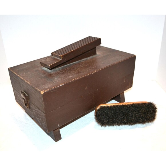 Accessories | Vintage Mens Shoe Polish Box Storage Groom Gift Fathers ...